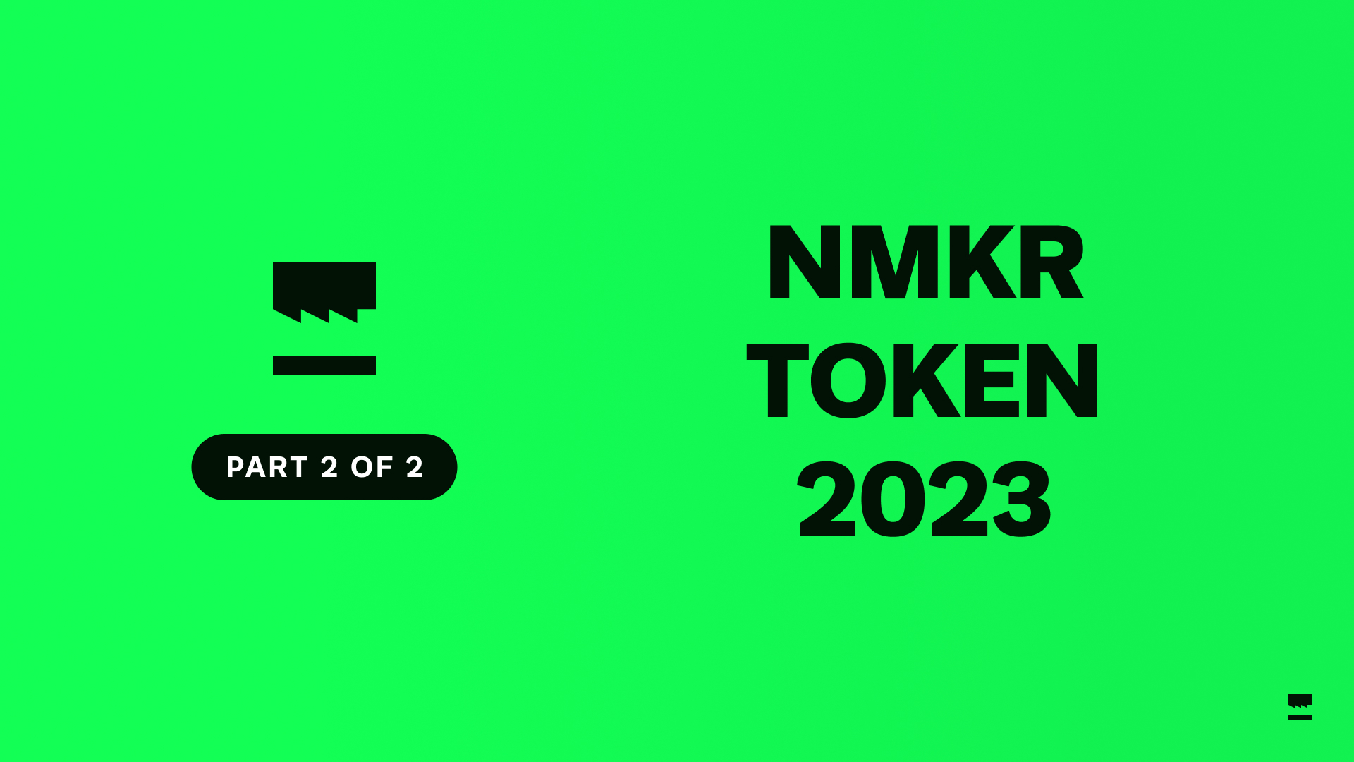 Announcing the NMKR Token Dashboard